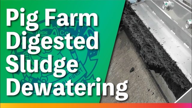 Case Study: Digested Sludge Dewatering in Pig Farm ｜Kendensha Co. Ltd.