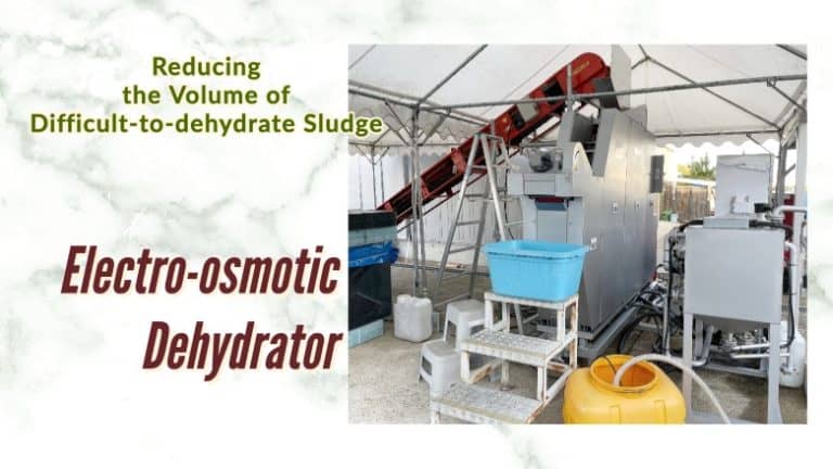 Reducing Sludge Cake by Half! ｜Kendensha Co. Ltd.