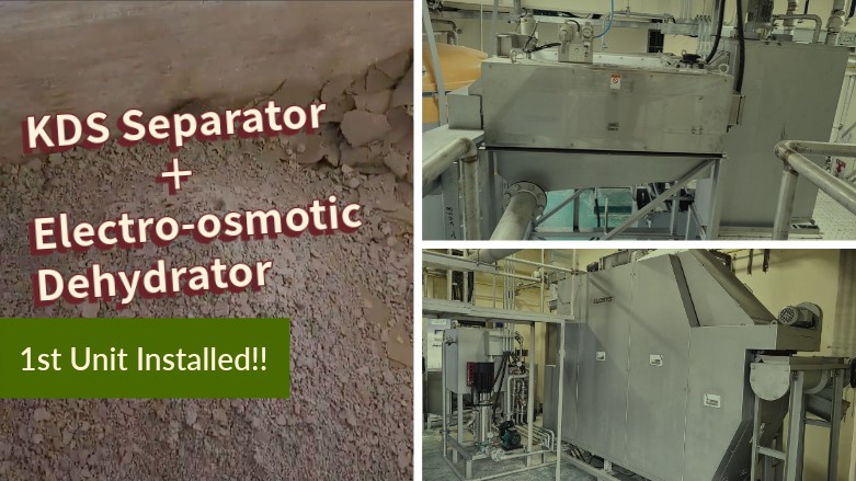 Installation of Ultra High Dryness Unit 'KDS Separator + Electro ...